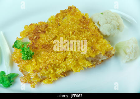 Baked Panko Crusted Fish Stock Photo - Alamy