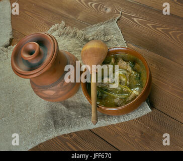 Stewed Mutton Medieval - Hericot of Mutton Stock Photo - Alamy
