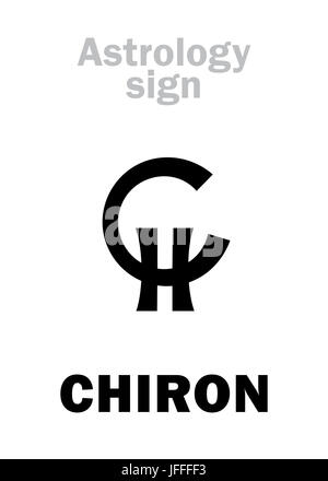 Astrology: planetoid CHIRON Stock Photo - Alamy