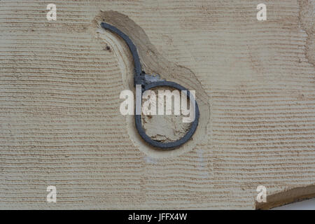 rusty antique wall anchor Stock Photo - Alamy