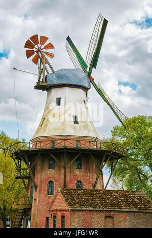 Smock Mill in Germany Stock Photo - Alamy