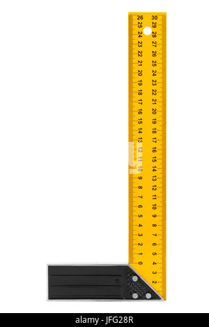 Construction square triangle ruler Stock Photo - Alamy