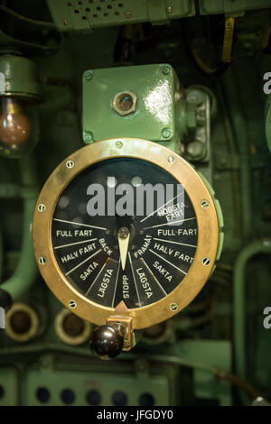 Old Ship Throttle Speed Control and Communication System, Vintage Stock ...