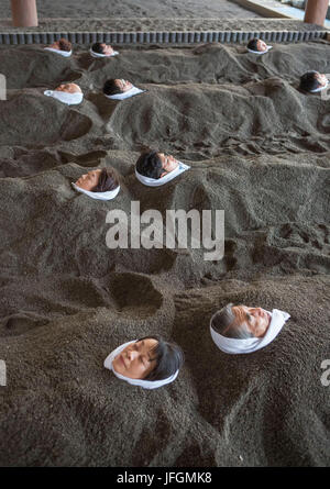 Thermal Sand Bath,Ibusuki City,Kyushu island,Japan,Asia Stock Photo - Alamy