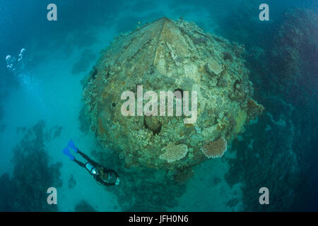 Jacques Cousteau underwater station Precontinent II, Shaab Rumi, the ...