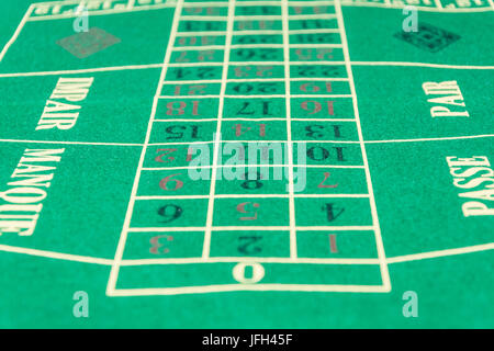 roulette table layout Stock Photo - Alamy