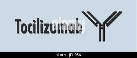 Tocilizumab humanized monoclonal antibody drug. Also known as atlizumab ...