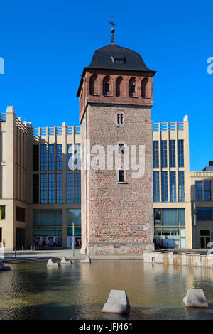 Chemnitz Red Tower Stock Photo - Alamy