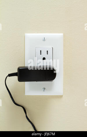 Electrical Outlet cut out on white background Stock Photo - Alamy