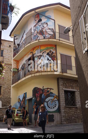mural, Orgosolo, Mural, murals Stock Photo - Alamy