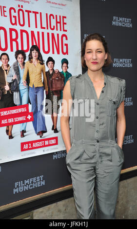 Munich, Germany. 28th June, 2017. The actresses Sibylle Brunner (L-R ...