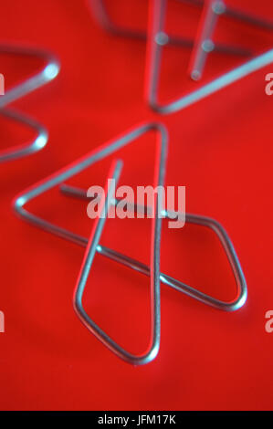 Colored iron paper clips. paper clips with many unique pastel color ...