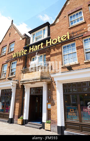 White hart Hotel, Newmarket, Suffolk Stock Photo - Alamy