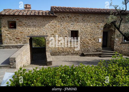 Italy, Vinci, Anchiano, Birth House of Leonardo da Vinci Stock Photo ...