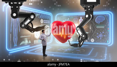 Heart surgery done by robotic arm Stock Photo - Alamy
