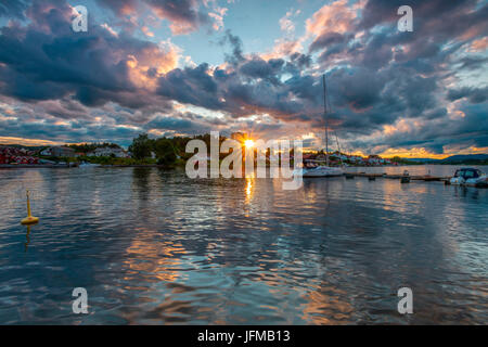 Downtown Porsgrunn, Telemark, Norway Stock Photo - Alamy