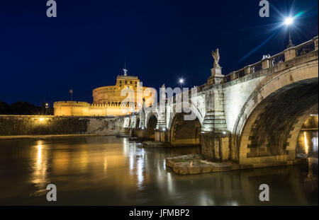 Italy, Lazio, Rome, Castle St. Angelo (Hadrian's Mausoleum Stock Photo ...