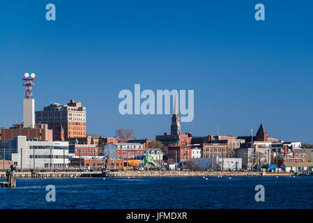 USA, Connecticut, New London, city skyline Stock Photo - Alamy