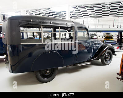 A 1937-1938 Peugeot SK3 Boulangère, an iconic French car designed with ...