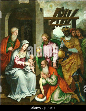 'Adoración de los Magos' by Jerónimo Cósida depicts the Biblical scene ...