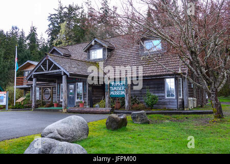 Forks Timber Museum Stock Photo - Alamy