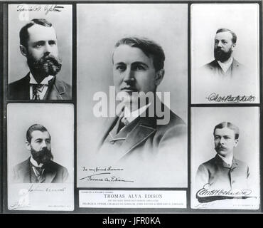 Thomas Edison and his Associates Stock Photo - Alamy