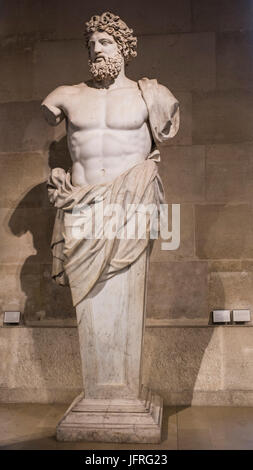 Jupiter of Versailles sculpture of Zeus at Louvre Museum Paris France ...