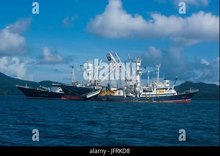 Chinese fishing trawlers, Pohnpei (Ponape), Micronesia, Central Pacific ...