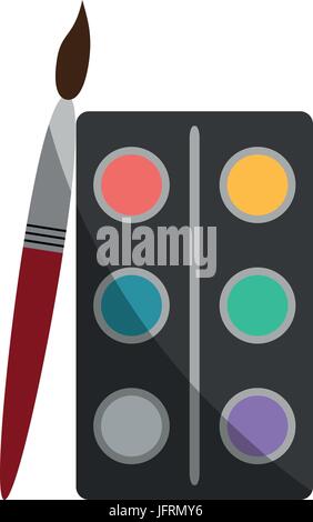 paint brush supply device icon Stock Vector Image & Art - Alamy