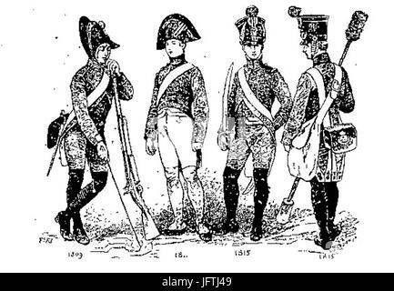 Évolution uniforme polytechnique 1809-1815 Stock Photo - Alamy