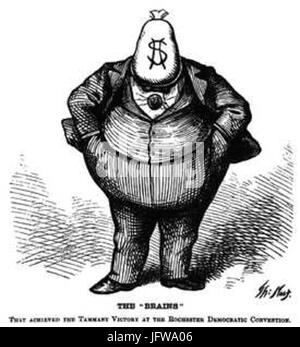 Boss Tweed Thomas Nast Stock Photo - Alamy