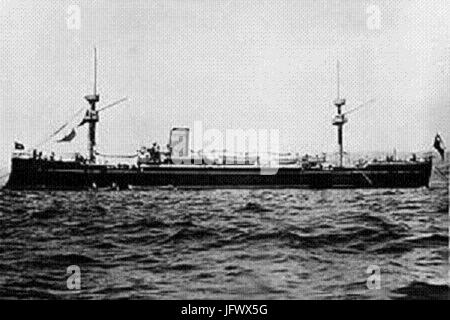 Chilean navy cruiser ‘Presidente Pinto‘ (ca. 1890 Stock Photo - Alamy