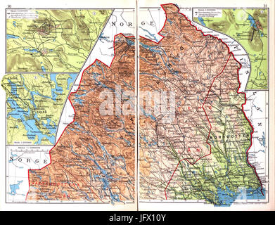 map of norrbotten sweden Stock Photo - Alamy