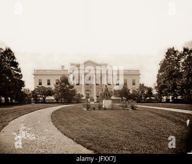 The White House, Washington, America, circa 1893, during the presidency ...