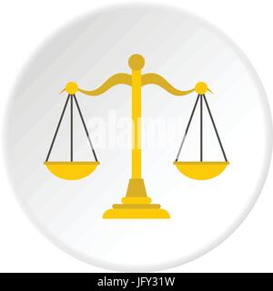 Themis libra icon circle Stock Vector Image & Art - Alamy