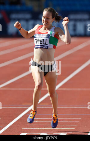 Stephanie Twell wins the women's 5000 metres final during day two of ...