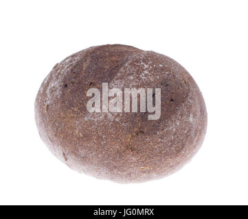 Small dark rye bun. Studio Photo Stock Photo - Alamy