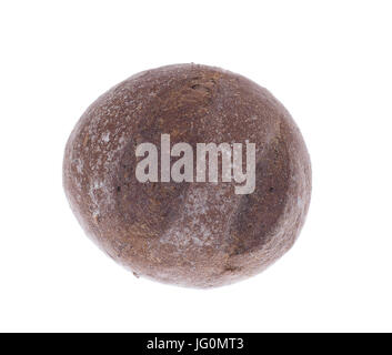 Small dark rye bun. Studio Photo Stock Photo - Alamy