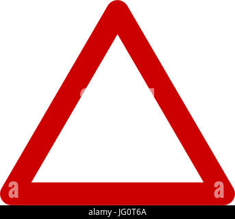 Generic warning sign Stock Photo - Alamy