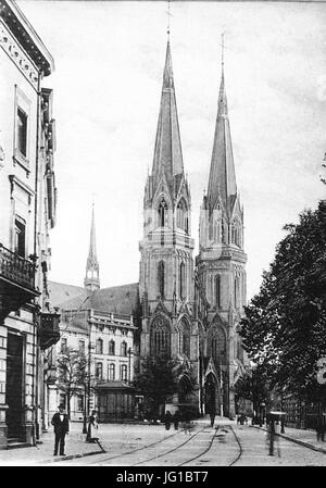 Friedrich Wolfrum, Führer durch Düsseldorf, 1900, Wilhelmsplatz Stock ...