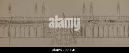 The 'Galerie extérieure XVIIIe' by de la Monce refers to a specific ...