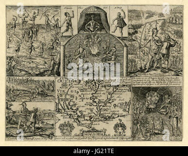 Illustration from The Generall Historie of Virginia and The True ...