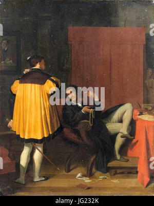 Jean-Auguste-Dominique Ingres - Jean Charles Auguste Simon Stock Photo ...