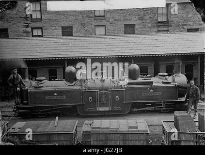 James Spooner locomotive engine Ffestiniog railway Stock Photo - Alamy