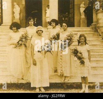 A scene from the biblical story of Judith, where she presents the head ...