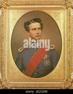 Ludwig II of Bavaria in generals' uniform and coronation robe 1865 by ...