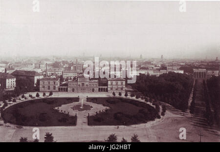 Königsplatz Berlin, um 1880 Stock Photo - Alamy