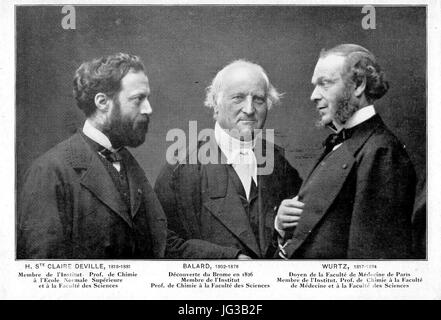 H. Claire Deville (1818-1881), Antoine Jérôme Balard (1802-1876 ...