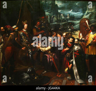 The 'Nombramiento del general Alonso' painting depicts King Juan II of ...