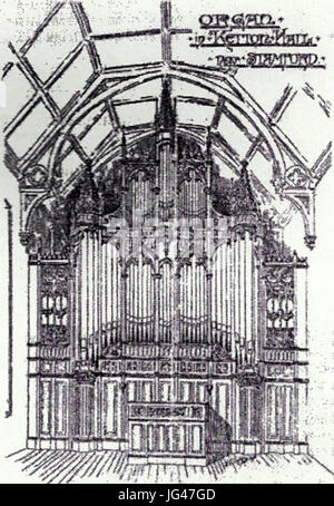 Organ of Ketton Hall - Cavaillé-Coll 1875 Stock Photo - Alamy